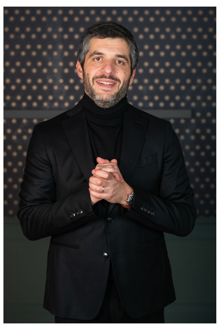 Costume Flanelle Noir - Jordan Malka