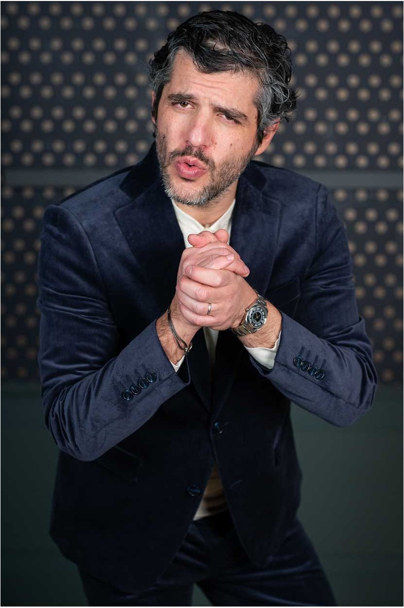 Costume Velours Bleu Marine - Jordan Malka