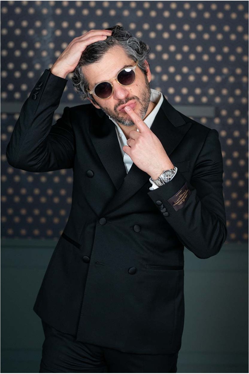 Smoking Croisé Noir - Jordan Malka